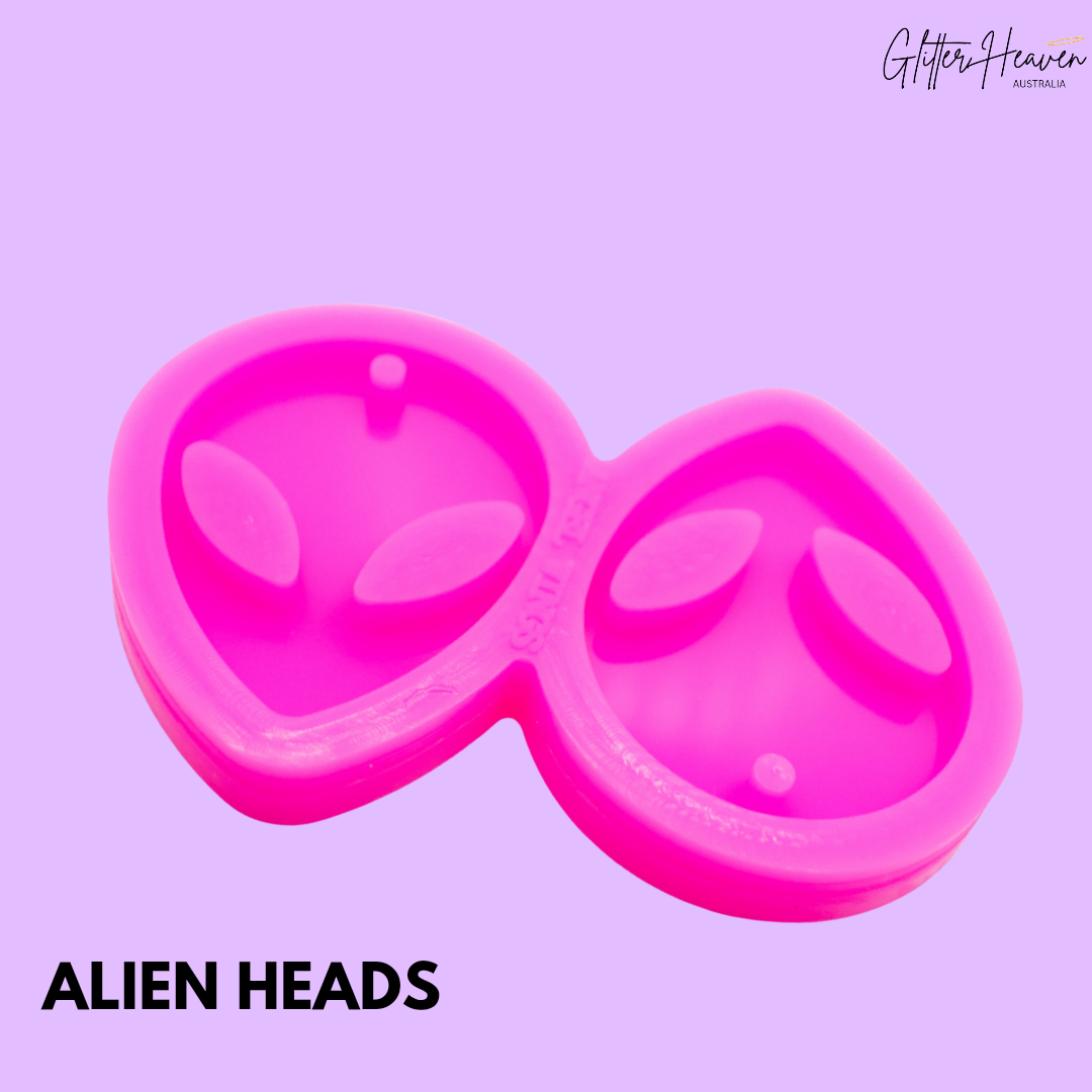 Alien Heads -Earring Mould | Glitter Heaven Australia