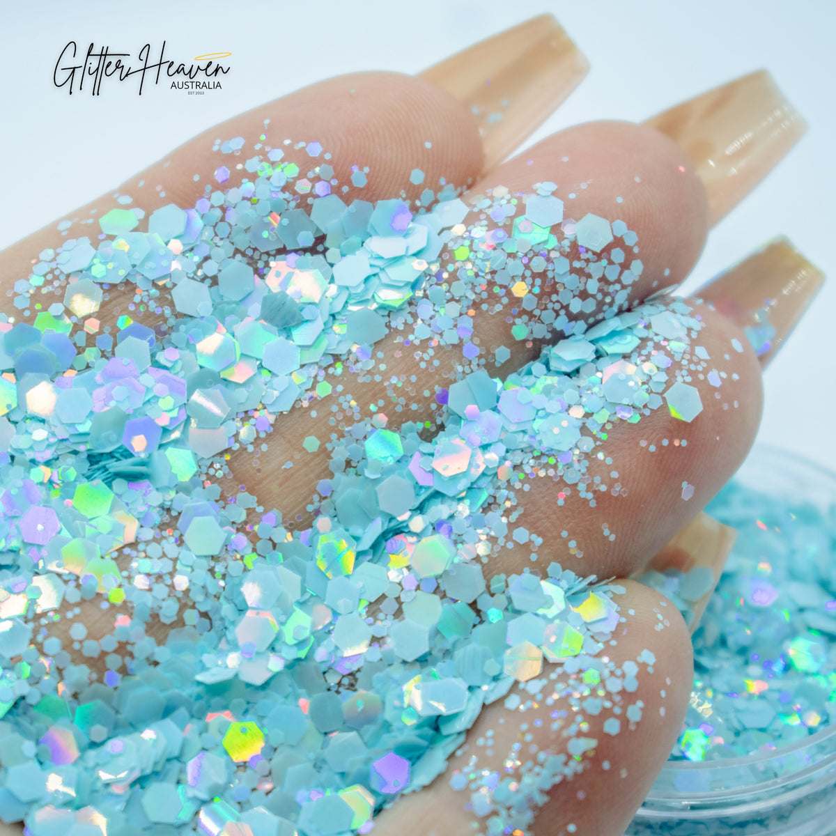 Perfect Pastel Blue | Glitter Heaven Australia
