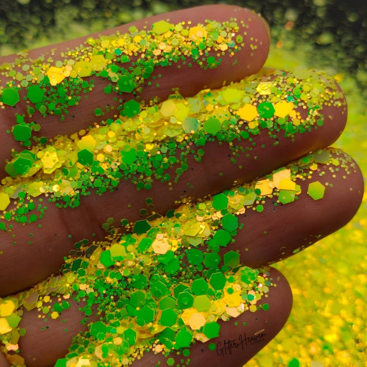 Lush Neon Yellow | Glitter Heaven Australia